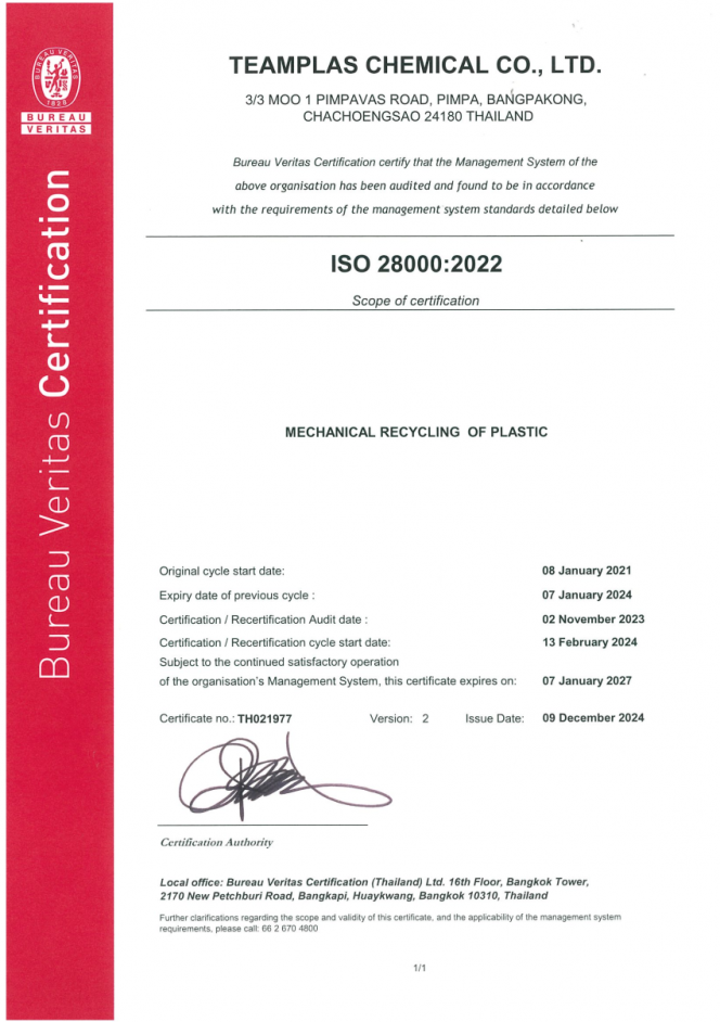 Certificates - TEAMPLAS GROUP CO., LTD