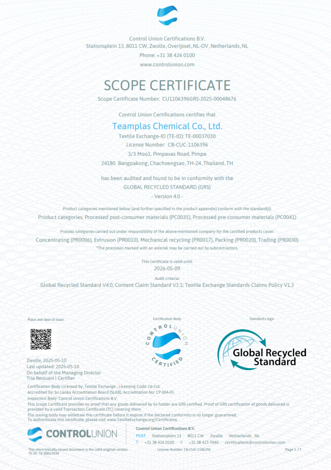 Certificates - TEAMPLAS GROUP CO., LTD